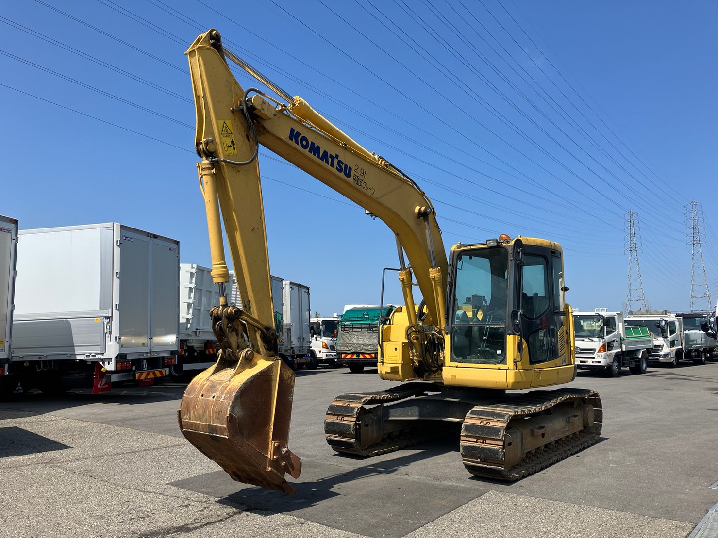 コマツ 油圧ショベル PC128US-8（W0128）｜中古建機販売【グットラックshima】